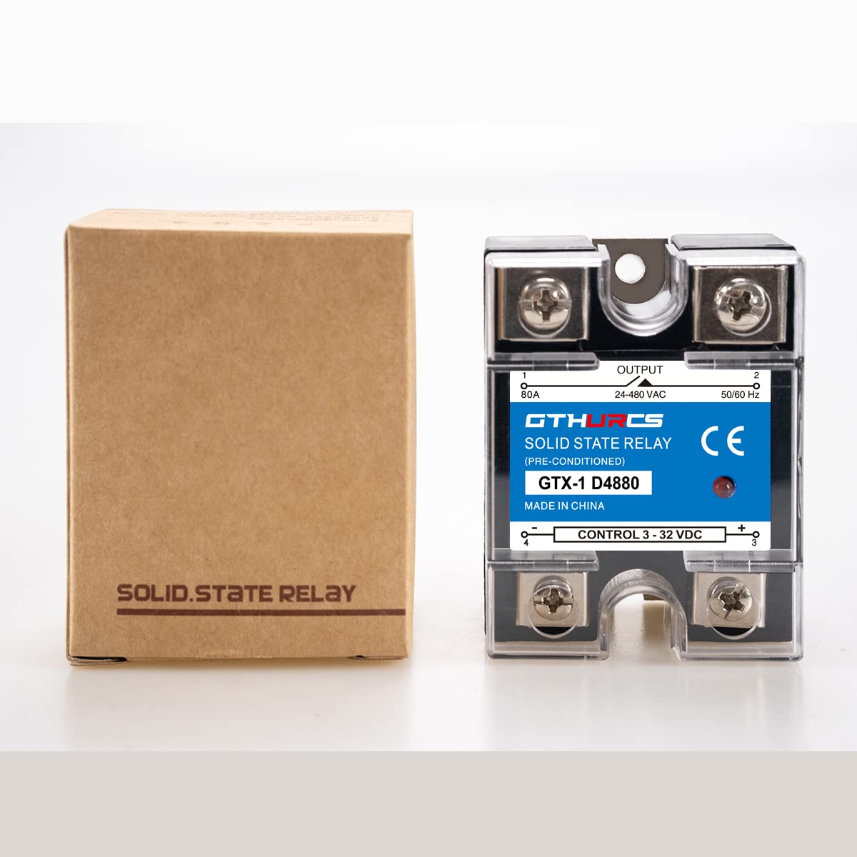 Snapklik.com : SSR-80DA 80A Solid State Relay Module Input 3-32VDC To ...