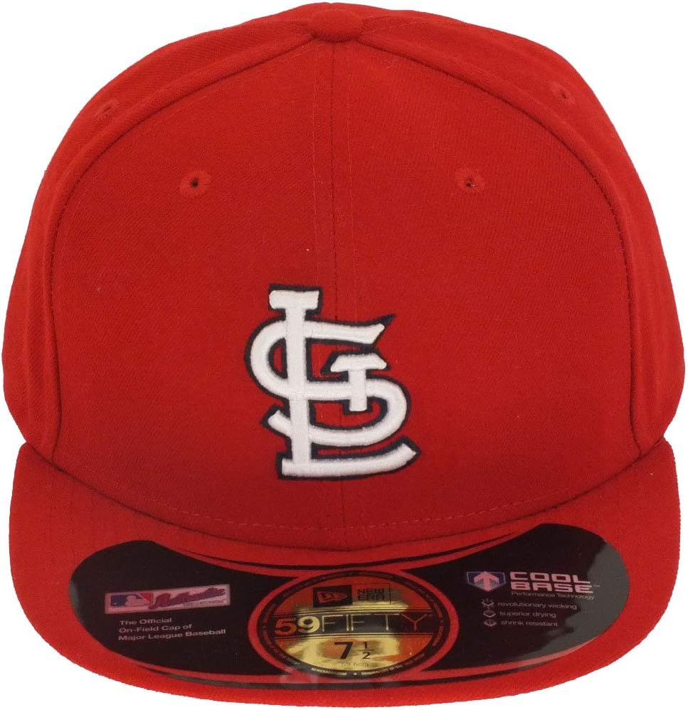 Amazon.com : MLB St Louis Cardinals Authentic On Field Game 59FIFTY Cap ...