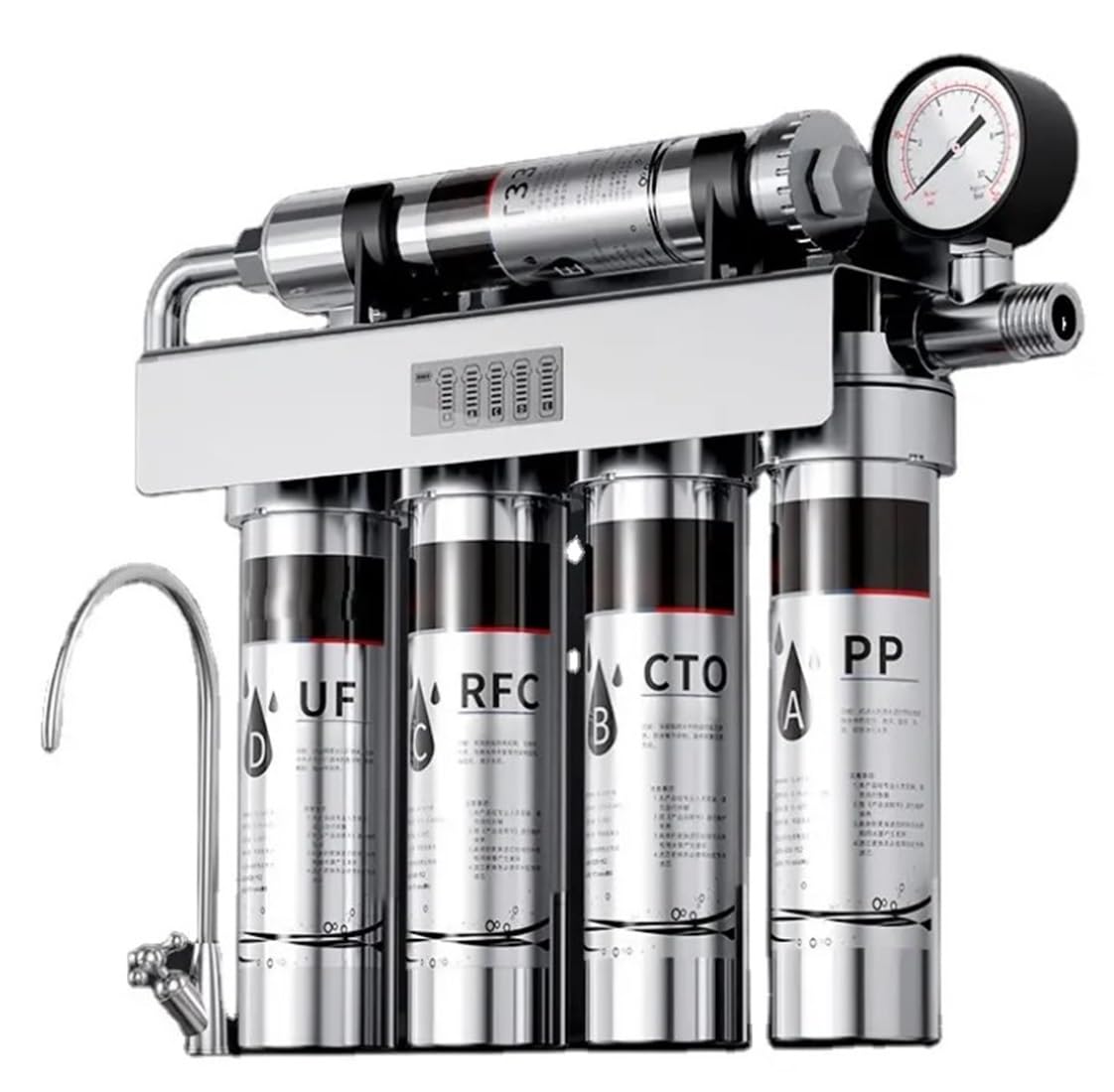 PaniFlow, Water Filter System, 5 Stages Ultrafiltration Water Purifier ...