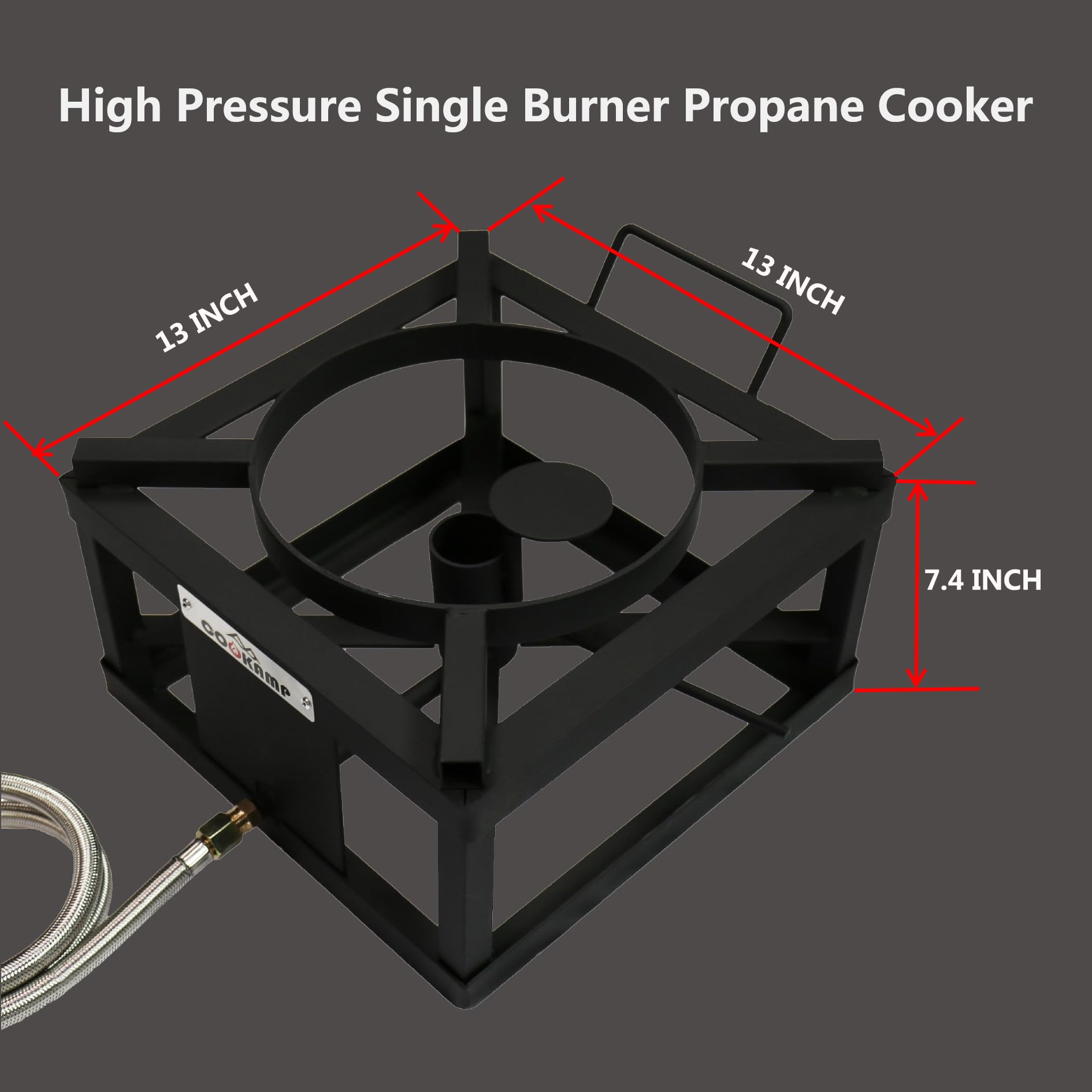 Snapklik.com : COOKAMP High-Pressure Single Burner Propane Stove