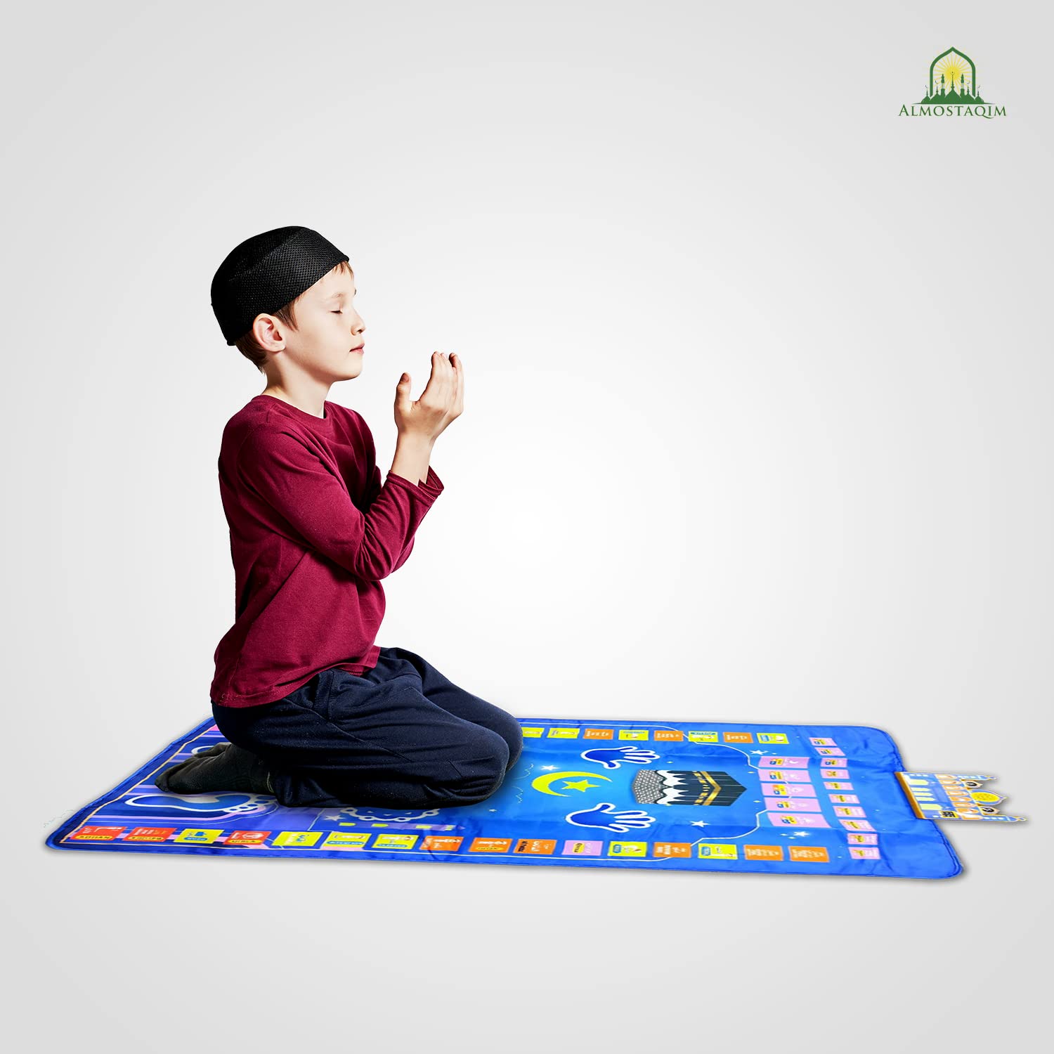 ALMOSTAQIM Educational Prayer Mat - Interactive Prayer Mats for Kids ...