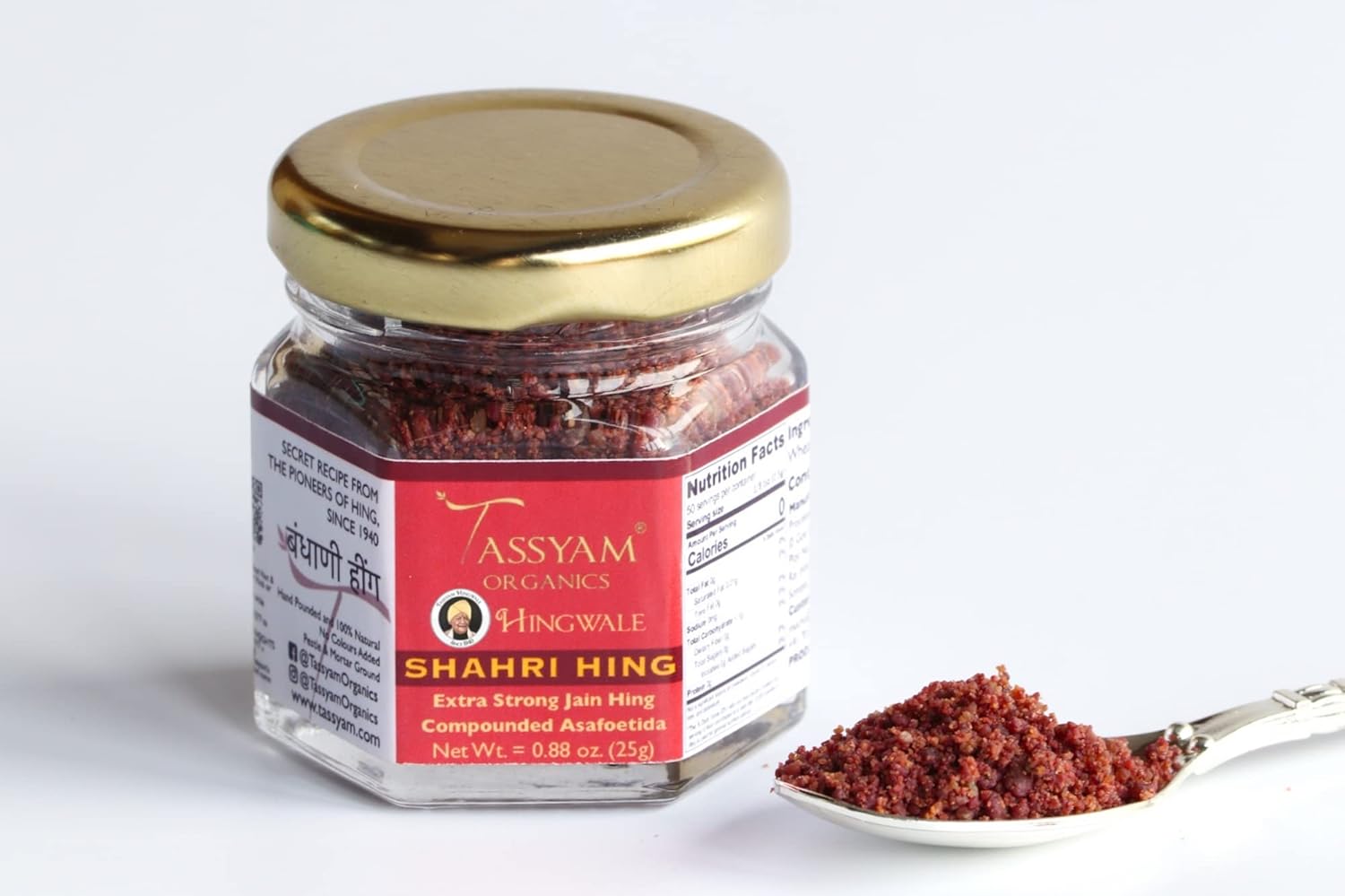 Tassyam Organics Hingwale Extra Strong Shahri Hing 25g Bottle | Hand ...