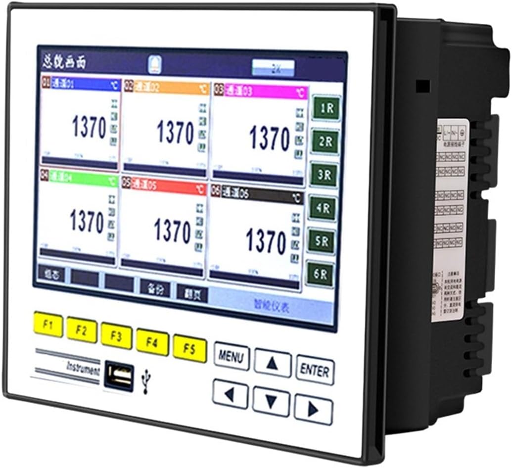 Multichannel Data Logger Recorder Chart Data Curve Storage Temperature ...