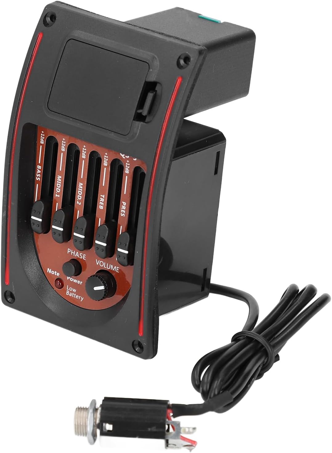 Amazon.com: Acoustic Guitar Pickup, Acoustic Equalizer 5 Band EQ Tuner ...