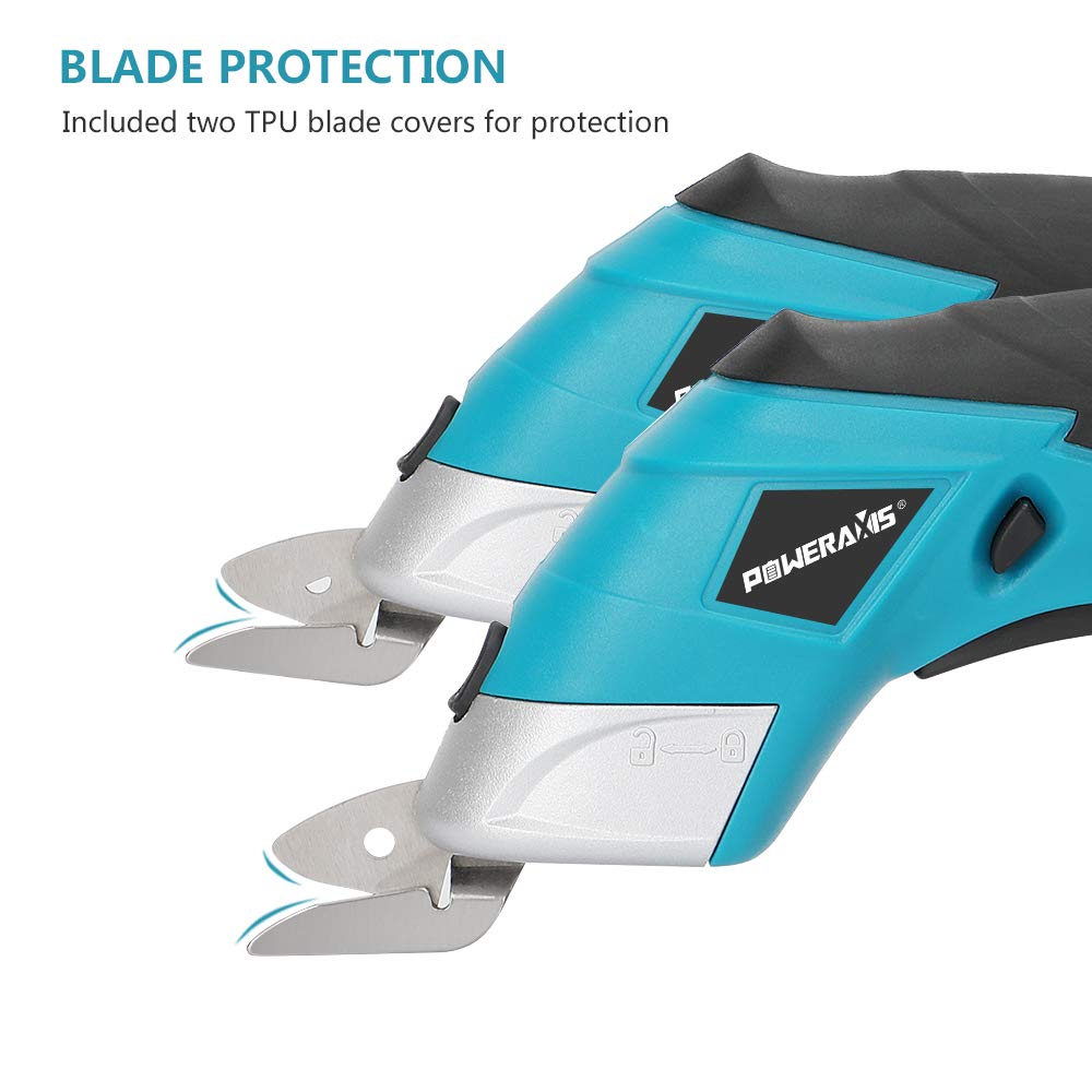 Snapklik.com : POWERAXIS Electric Fabric Scissors - Cordless Cutting Tool