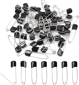 Amazon.com: Hocansen 50 PCS Safety Pin 54mm/2.2in Baby Diaper Pins for Cloth Plastic Head Baby ...