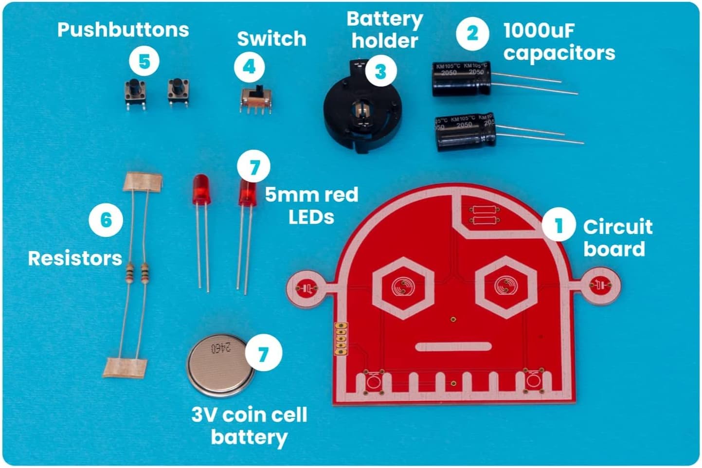 CIRCUITMESS Wacky Robots – Capacitron I Learn Soldering & Electronics I ...