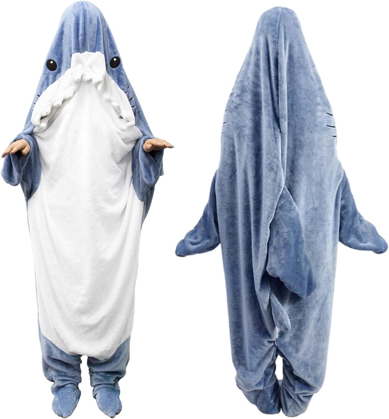 Amazon.com: Shark Wearable Blanket Hoodie Onesie for Kids Adult,Cozy ...