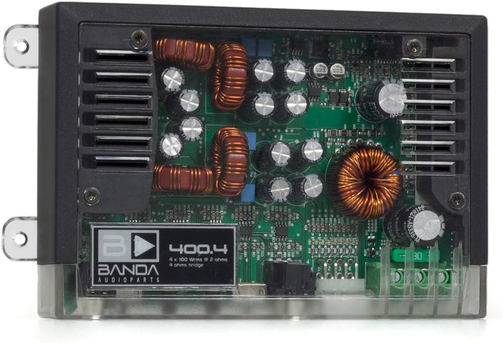 Amazon.com: Banda 400.4 Channel 400 Watts RMS Car Amplifier : Electronics