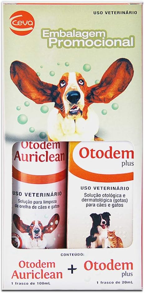 Otodem Plus 20ml + Otodem Auriclean 100 Ml | Amazon.com.br