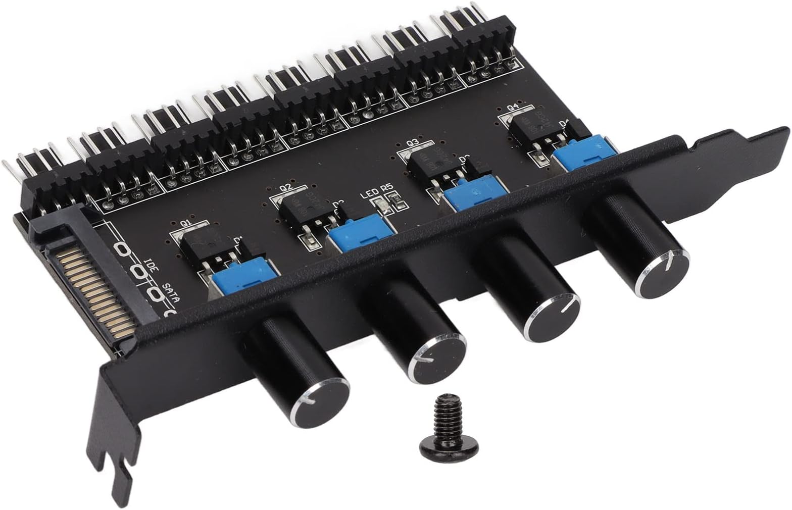 Amazon.com: Acogedor 4 Knob Cooling Fan Speed Controller, 8 Channels PC ...