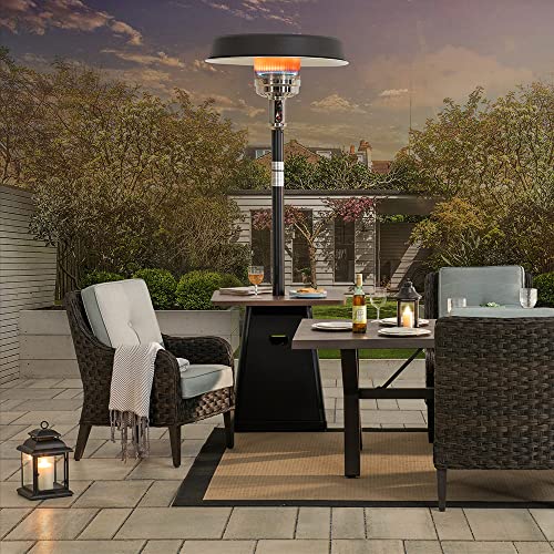 Sunjoy Patio Heater, 40000 BTU Portable Freestanding Steel Frame ...