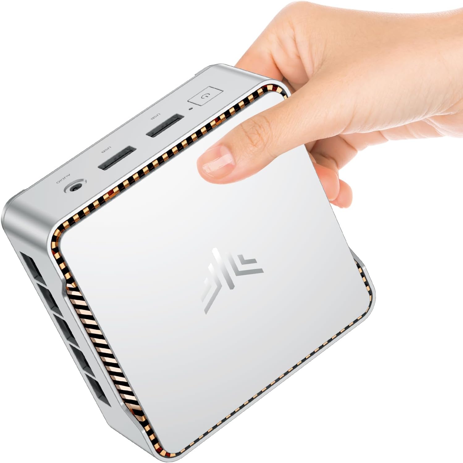 NiPoGi Mini PC, 8GB RAM 256GB M.2 SSD Celeron J4125 Micro Desktop PC ...