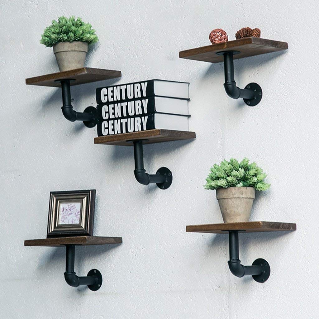 Buy Floating Shelves Wall Rack/industrial Pipe Shelving Bookshelf ...