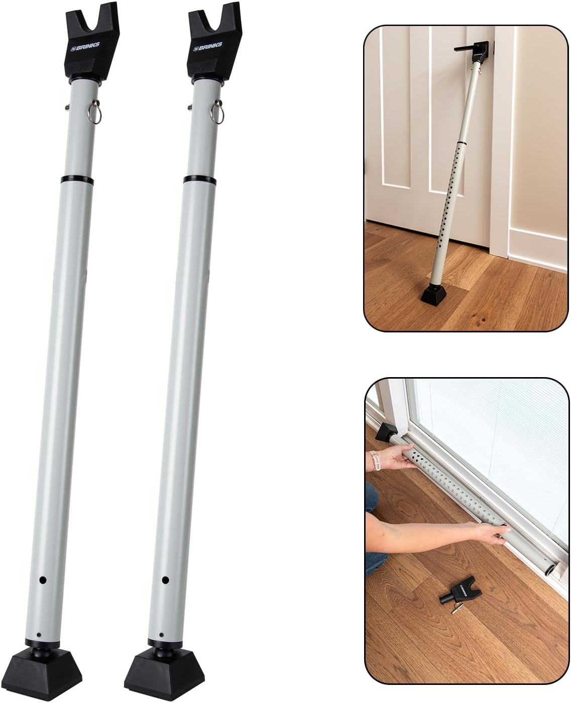 SecurityMan Double Door Lock - Solid 1/2" Unibody Aluminum Construction ...