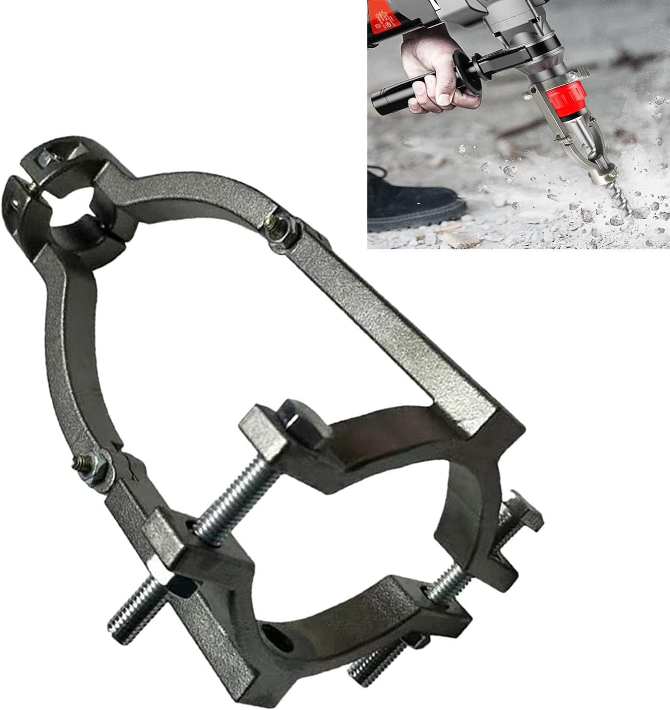 UVOGGFUA Support de Fixation for perceuse à Trou carré,Adaptateur de ...