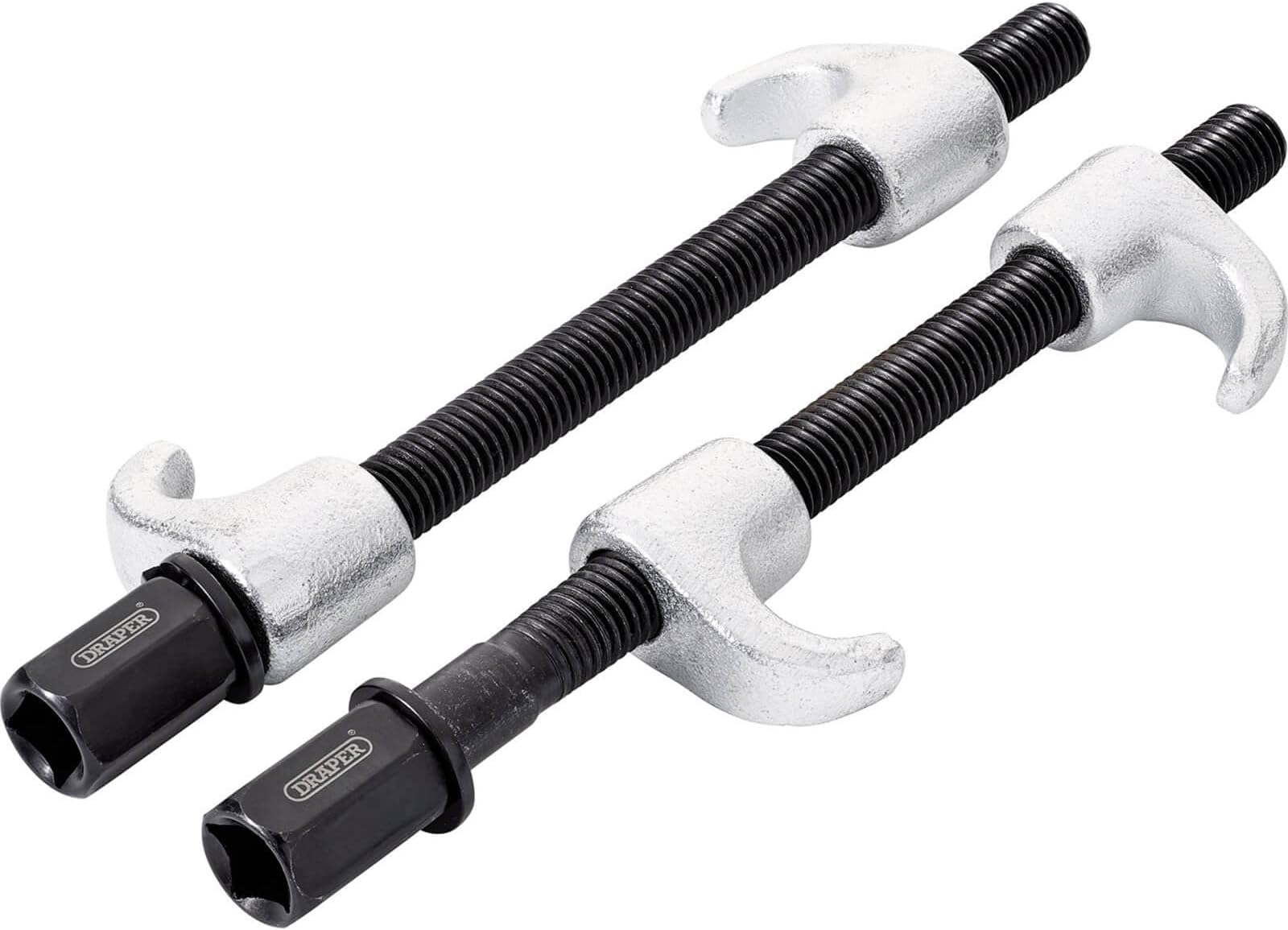 Draper 14173 Spring compressor, 2 pieces, silver : Amazon.co.uk: Automotive