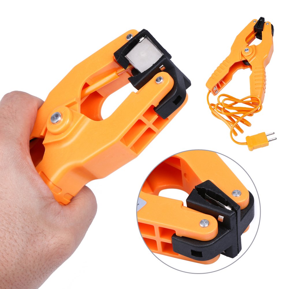 Snapklik.com : Pipe Clamp Temperature Flat Lead For K-Type Probe ...