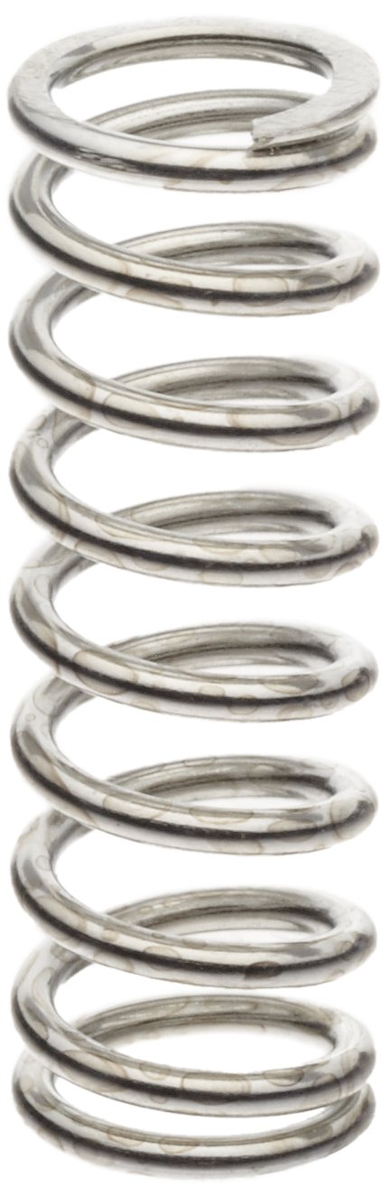 Music Wire Compression Spring, 0.42" OD x 0.055" Wire Size x 1.25" Free ...