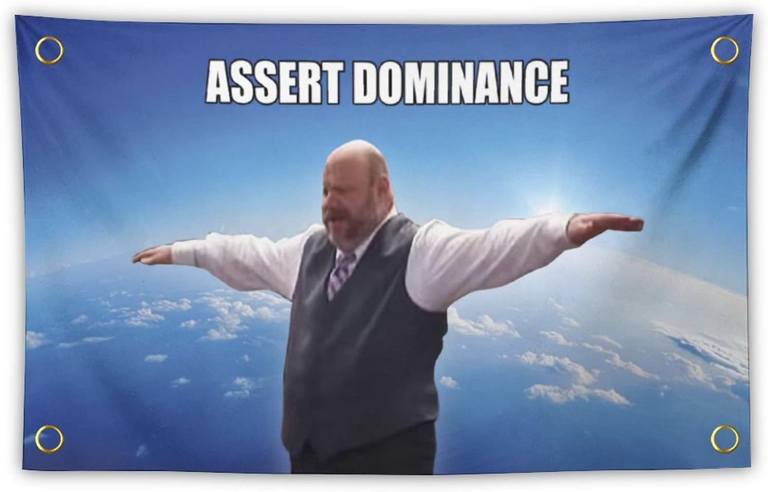 Amazon.com: Assert Dominance Tapestry Funny 3x5 Feet Tapestry Banner ...