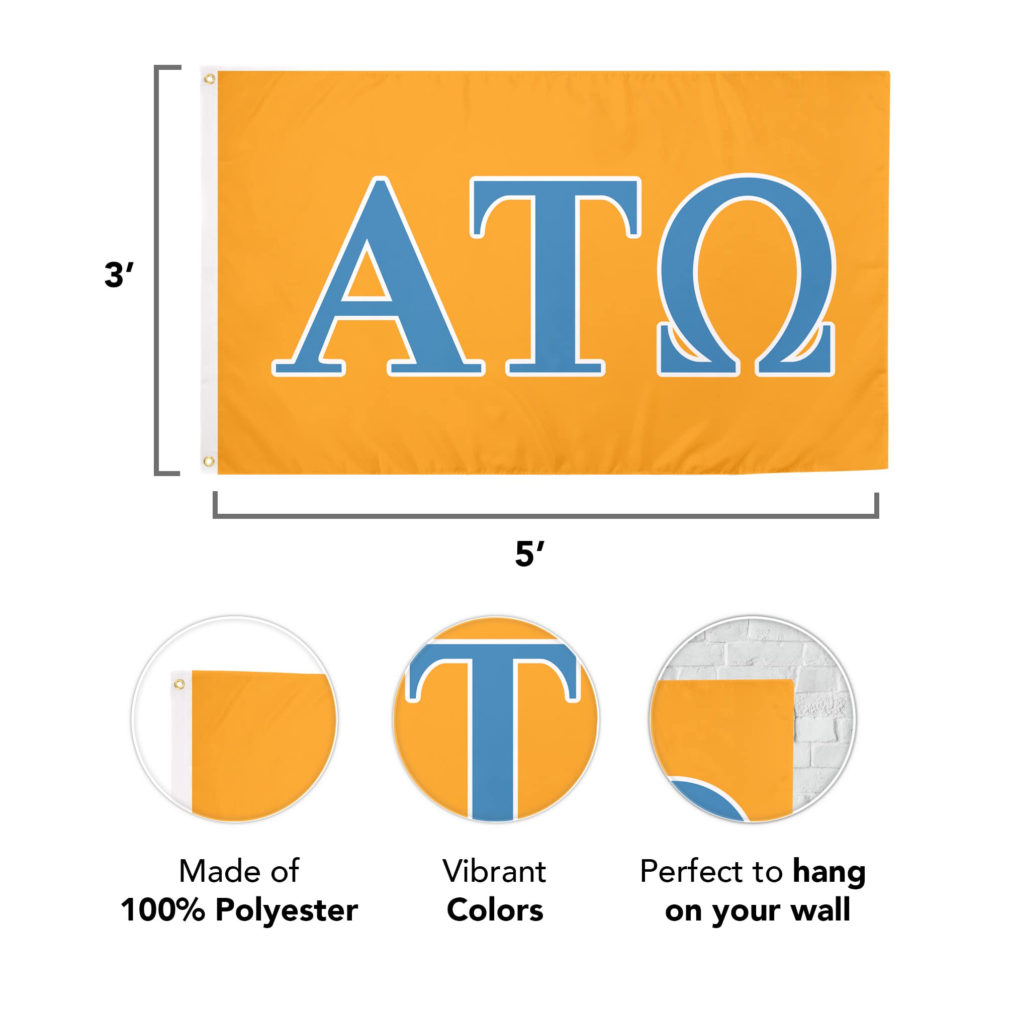 Alpha Tau Omega Flag Flying