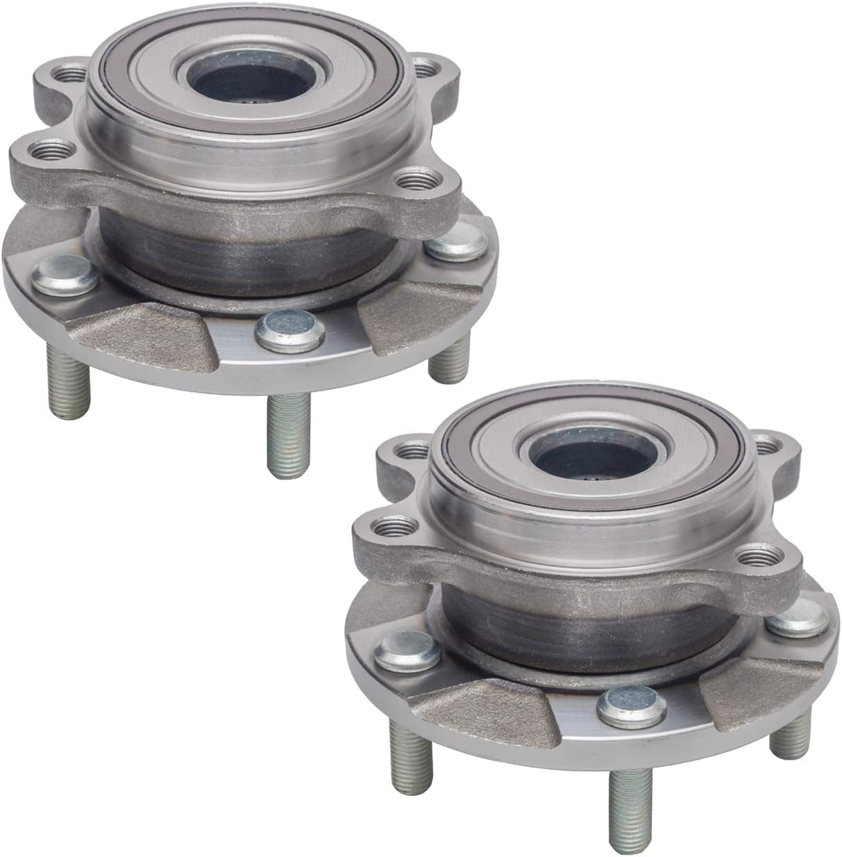 Amazon.com: TUCAREST 513258 x2 (5 Stud Hub) Front Wheel Bearing and Hub ...