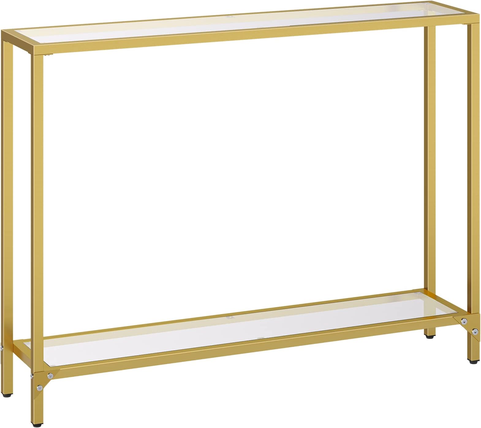 Amazon.com: Modern Acrylic Rectangular Console Table 47" x 15" Clear ...