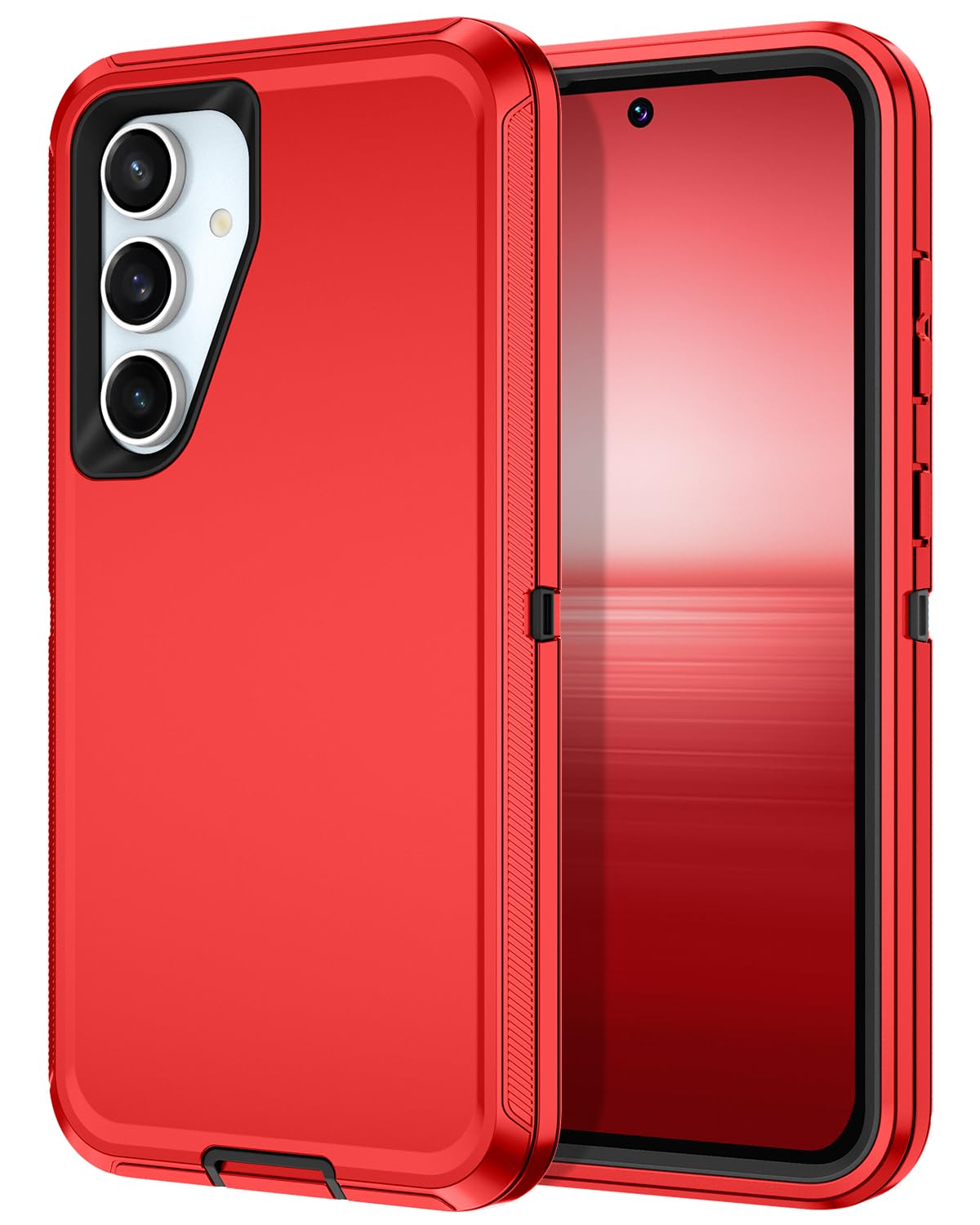 Amazon.com: I-HONVA for Samsung Galaxy S24 FE 5G Case Shockproof Dust/Drop Proof 3-Layer Full ...