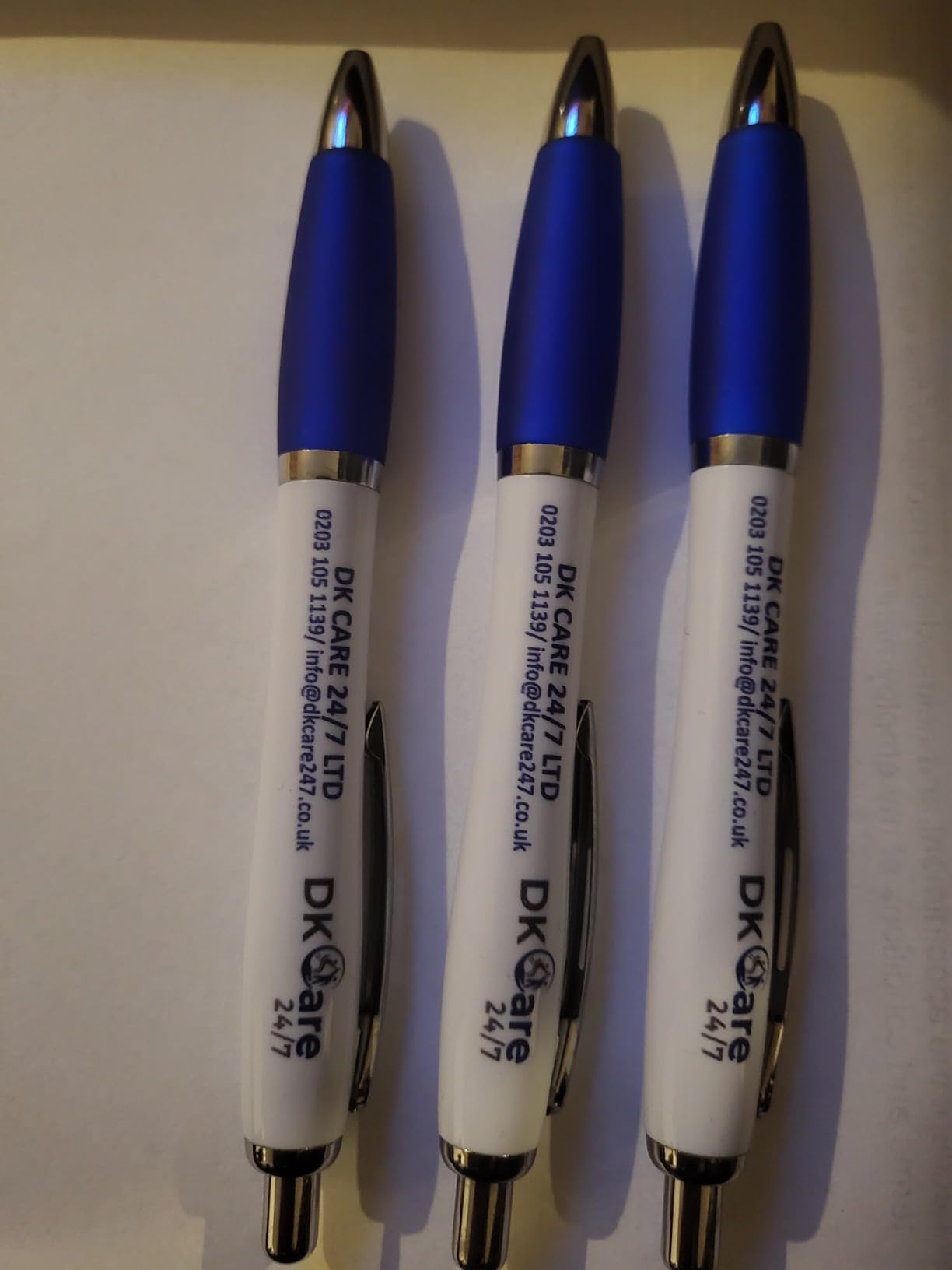 printedproducts 50 x Printed Custom Personalised Promotional Pens ...