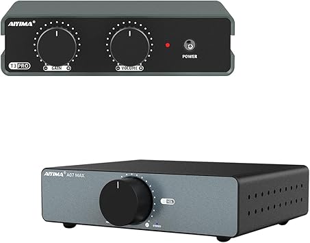 Amazon.com: AIYIMA A07 MAX Bridge Mono Amplifier and AIYIMA T3 PRO MM/MC Phono Preamp Bundles ...