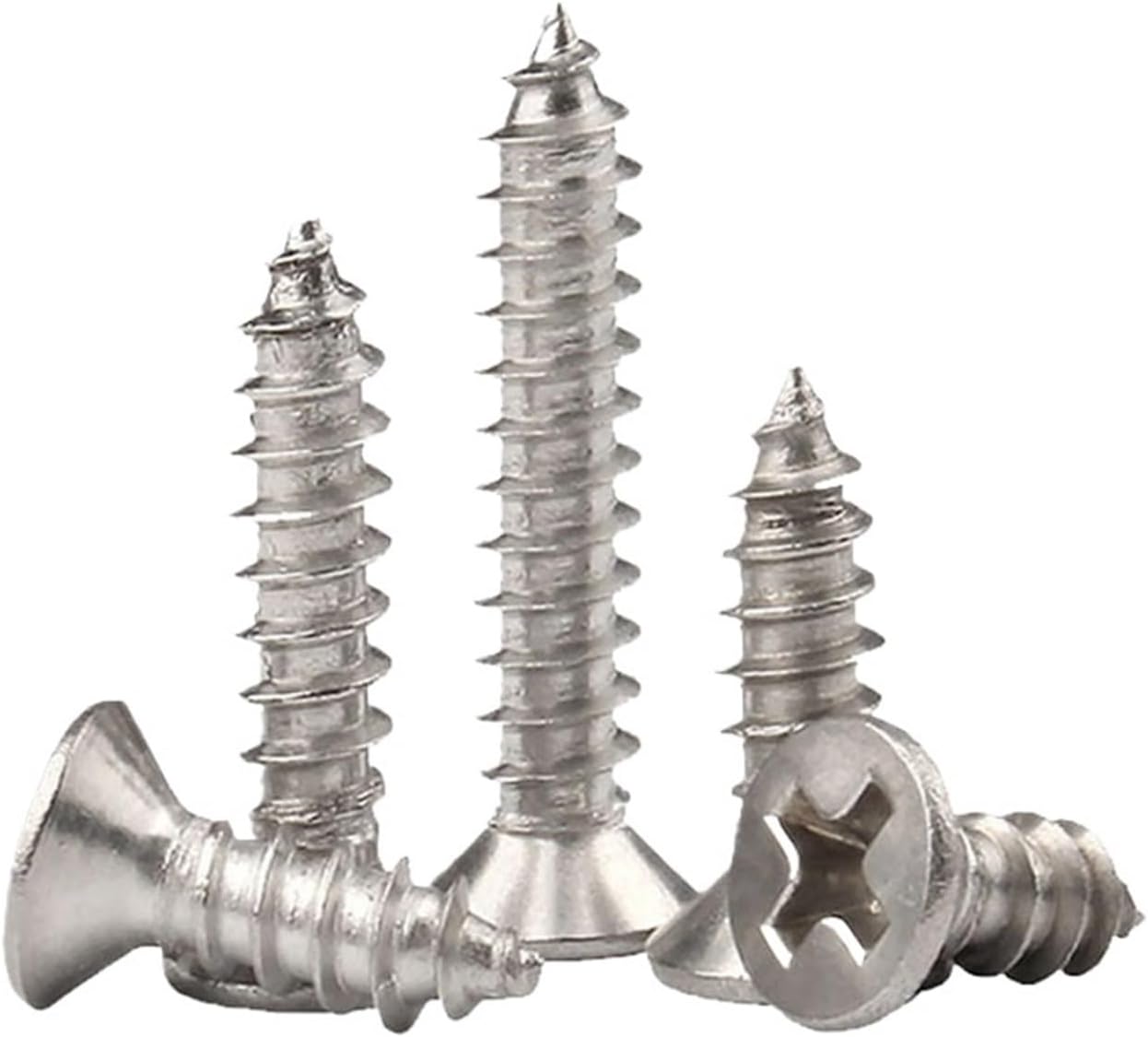 Idomin Countersunk Head Tapping Screws M1.2 M1.4 M1.7 M2 M2.5 M3 M3.5 M4 M5 M6 304 Stainless ...