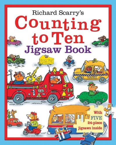 Richard Scarry's Counting to Ten Jigsaw Book: With five 24-piece ...