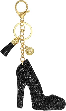 Amazon.com: PATIKIL Rhinestone Keychain, Bling Keychain Accessories ...