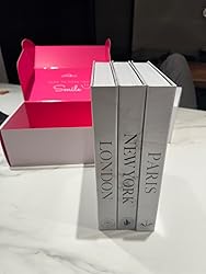Amazon.com: Fake Books for Decoration - Set of 3 Decorative Books for ...