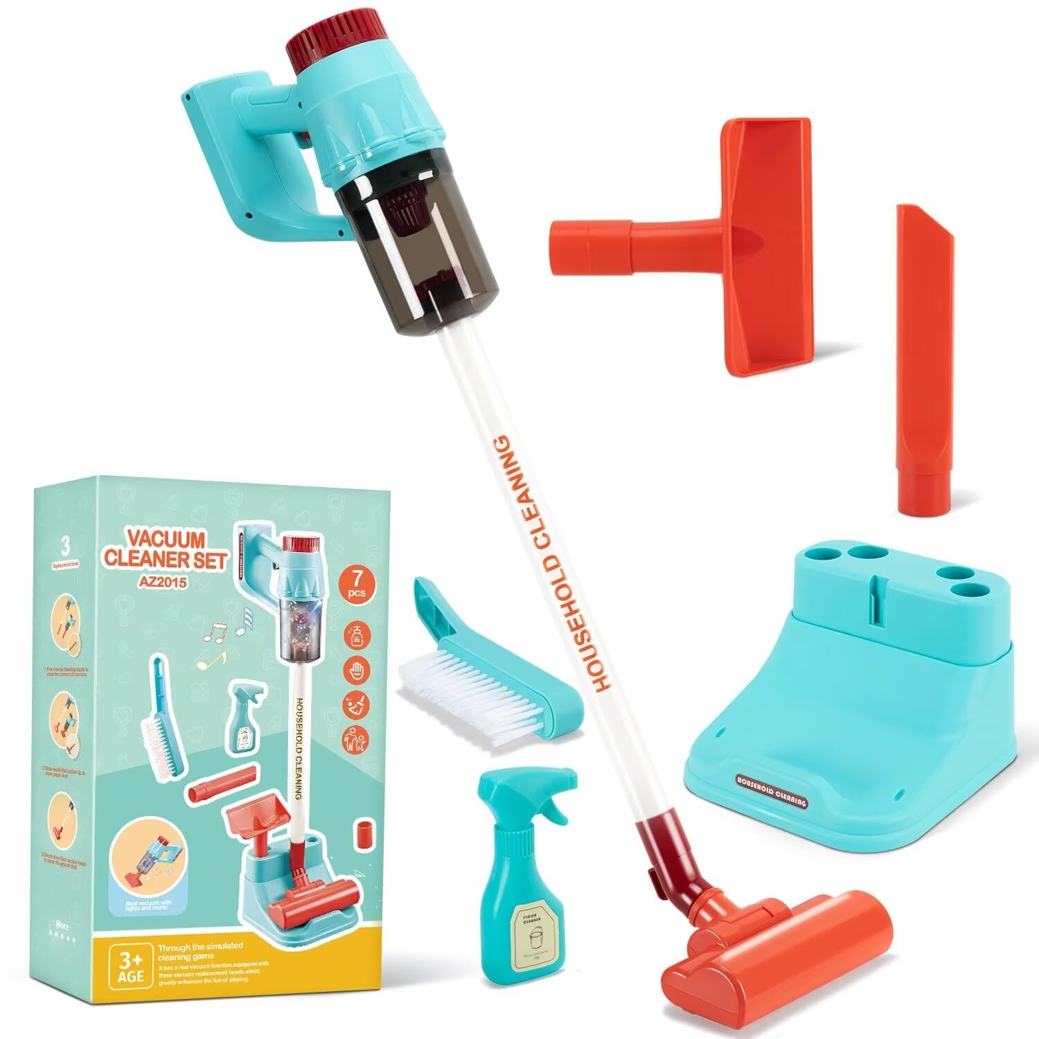 Amazon.com: CAPAKIDS Kids Vacuum Cleaning Toy Set, Kids Vacuum That ...