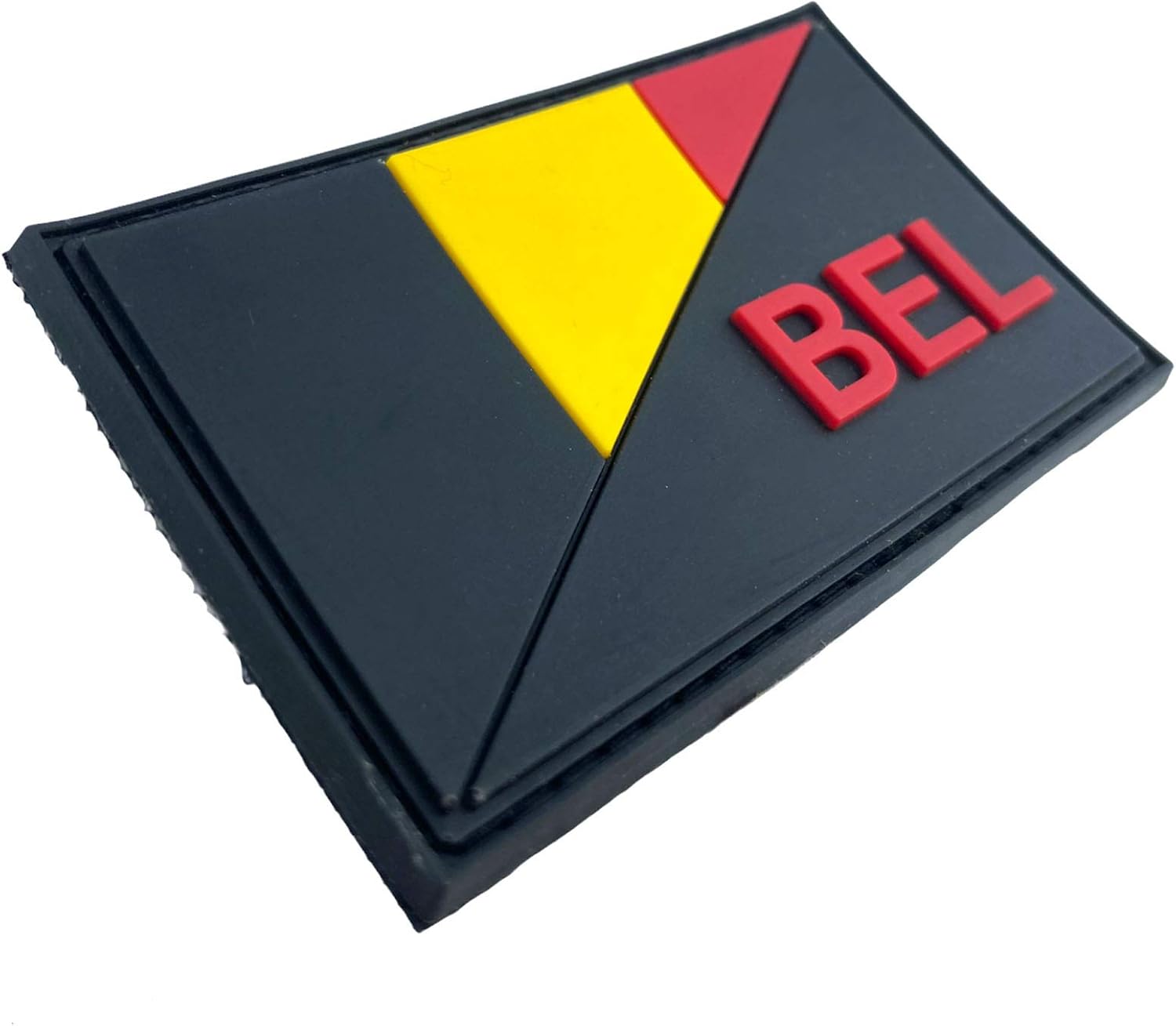 Belgium Belgian Diagonal BEL Flag Tactical PVC Airsoft Paintball Cosplay Patch – BigaMart