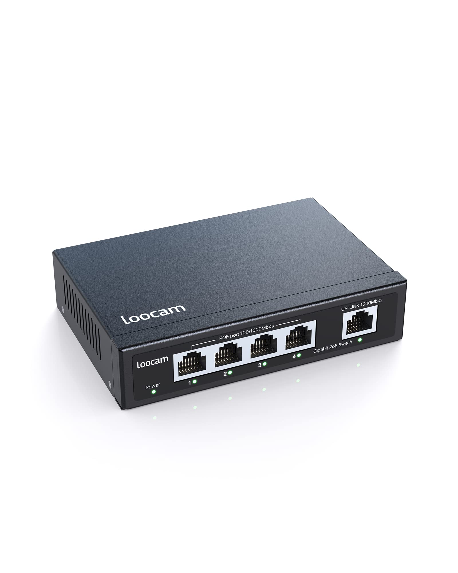Amazon.com: 5 Port Gigabit PoE Switch, 4 Port PoE+ 65W 1000Mbps and 1 ...