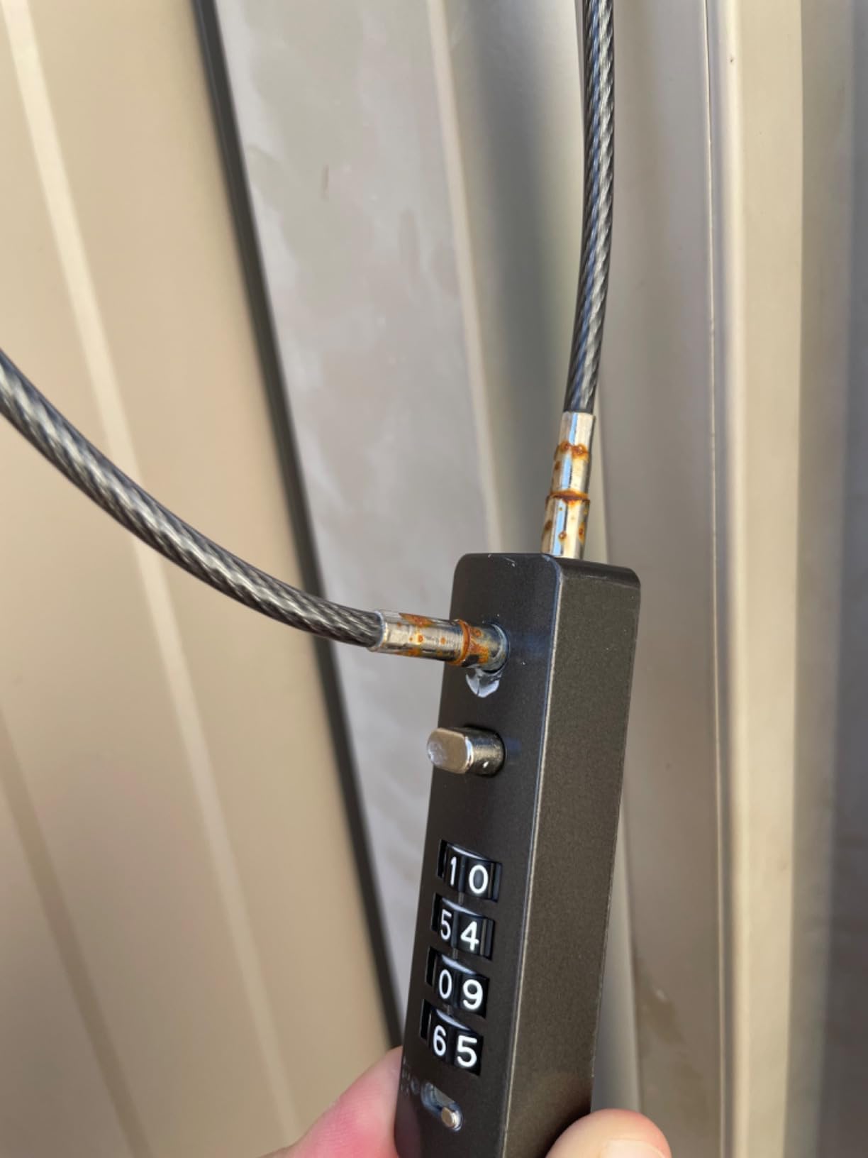 Tcyoatoa Cable Locks Combination, 23-3/5'' Length Steel Cable Rope 4 ...