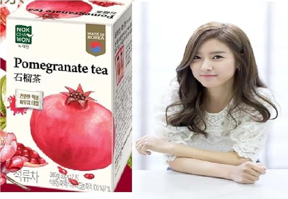 Amazon.co.jp: 韓国限定 NOKCHAWON ノクチャウォン 緑茶園 韓国No.1ブレントお茶 Pomegranate tea ザクロ茶 石榴茶 韓美茶 韓国茶 12回分 360g ...