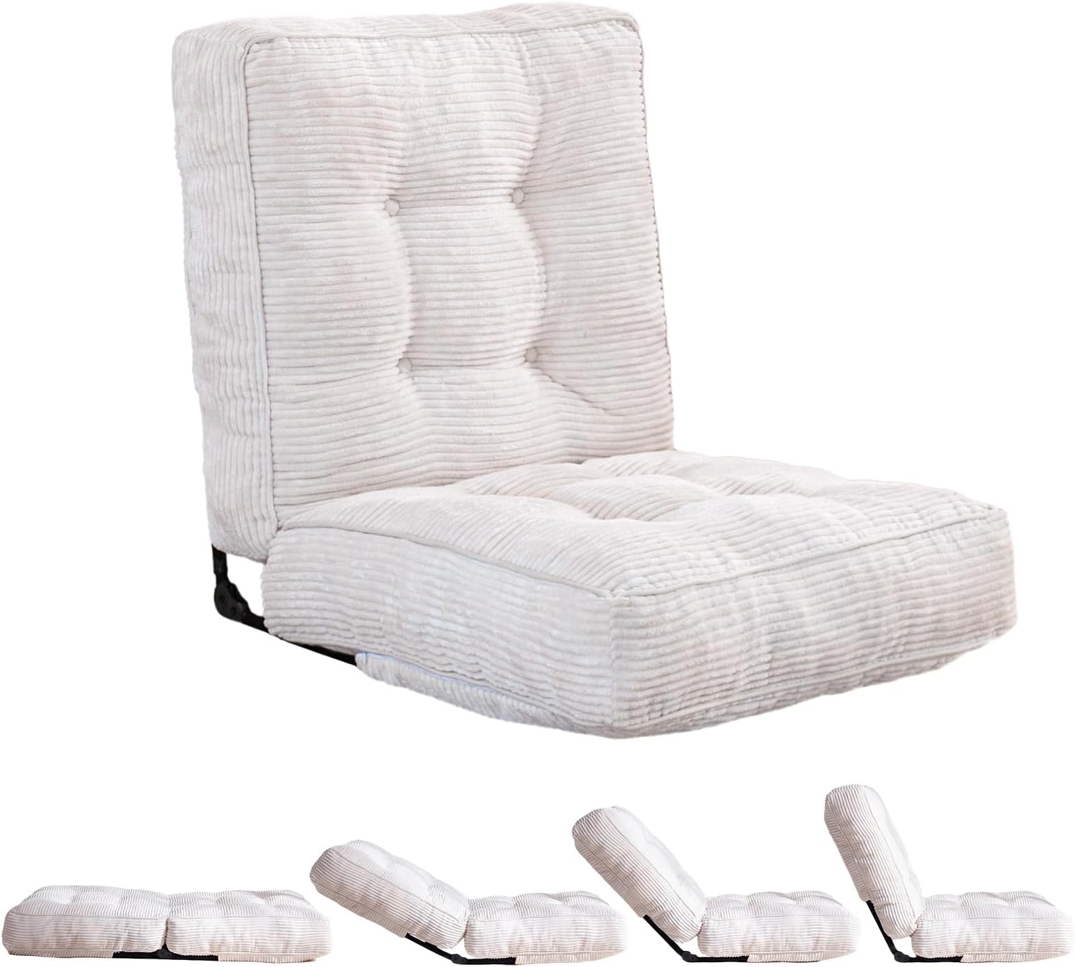 Amazon.com: Kuya Japanese Floor Chair with Back Support - Premium Floor ...