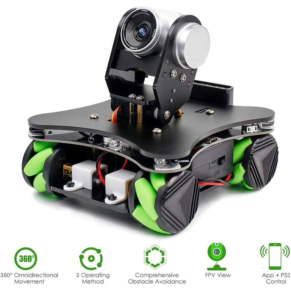 Buy Robot car coding Mecanum wheel Smart Robot Kit whit FPV camera DIY ... Buy Robot car coding Mecanum wheel Smart Robot Kit whit FPV camera DIY ...