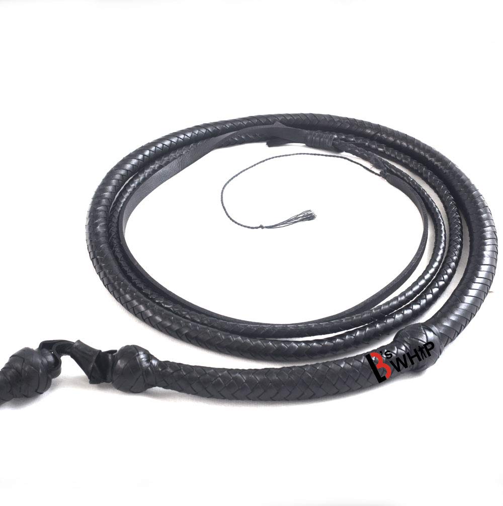Australian Kangaroo Hide Leather Whip 4 Foot Australian Stock Whip - 16 ...