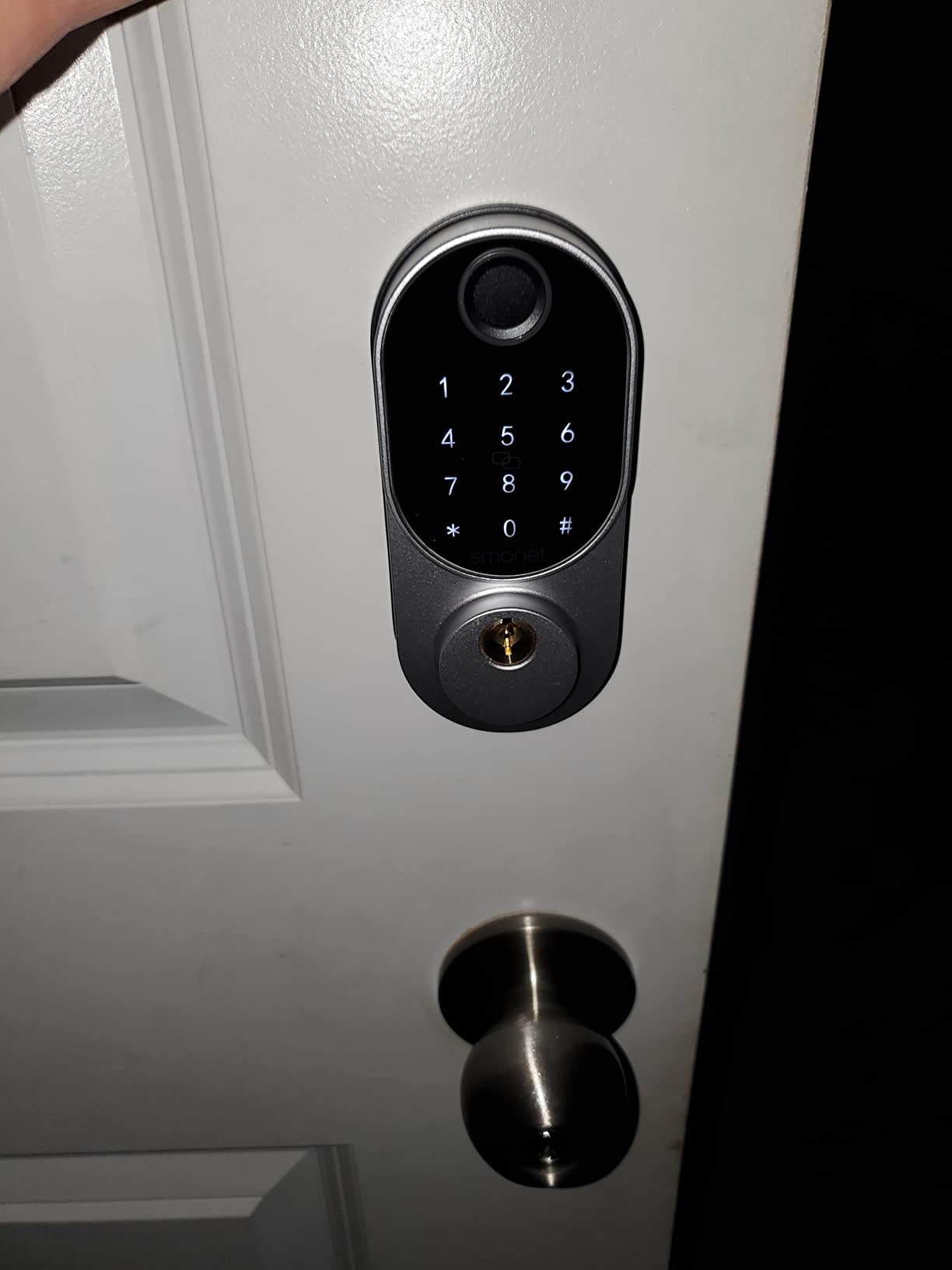 $12/mo - Finance Door Locks with Keypads,SMONET Fingerprint Keyless ...
