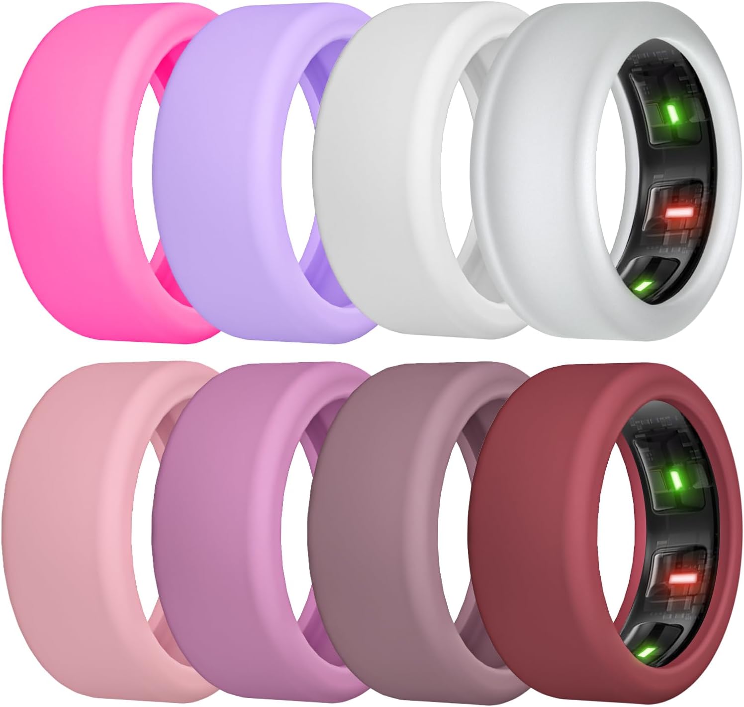 Amazon.com: HYINUS 4 Pack Smart Ring Covers Compatible for Oura Ring ...