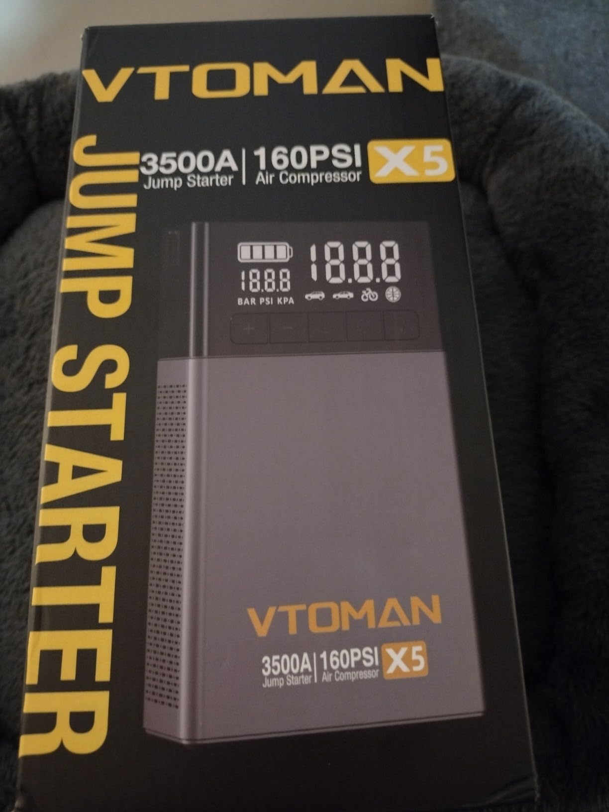 $17/mo - Finance VTOMAN X5 Jump Starter with Air Compressor, 3500A ...