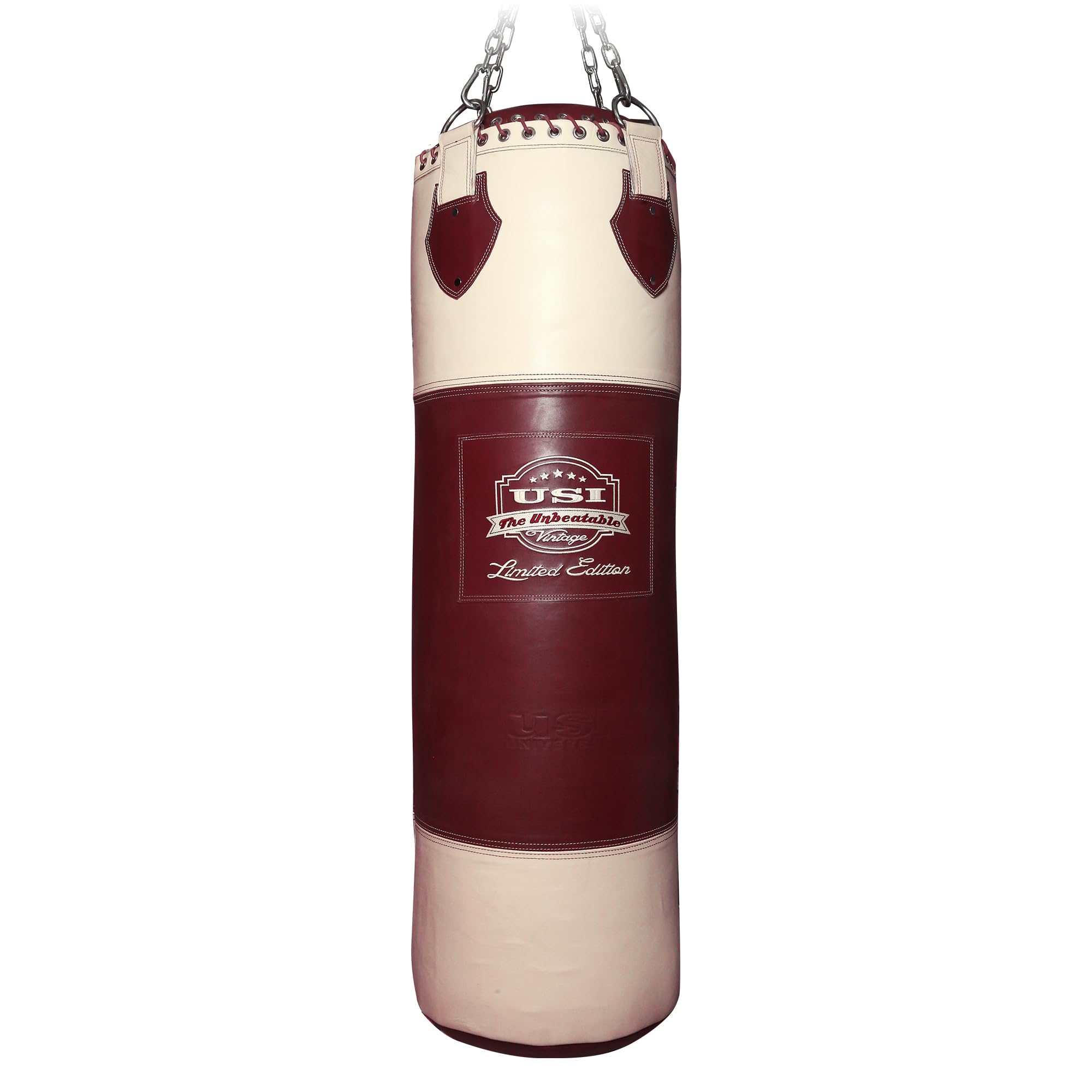 Buy USI UNIVERSAL Boxing Bag, Punching Bag, 626V 120cm Leather Filled ...