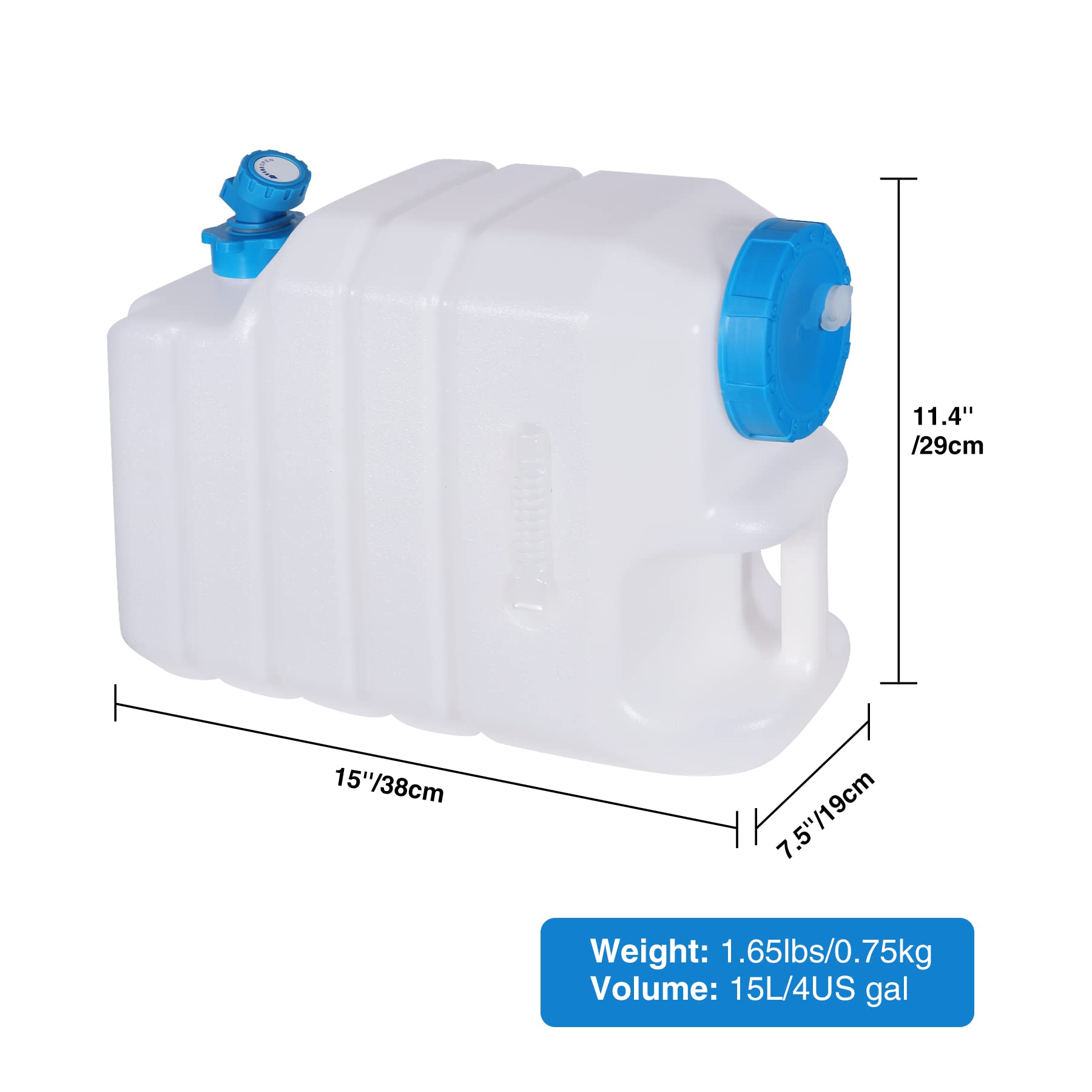 Snapklik.com : REDCAMP 4 Gallon Portable Water Container
