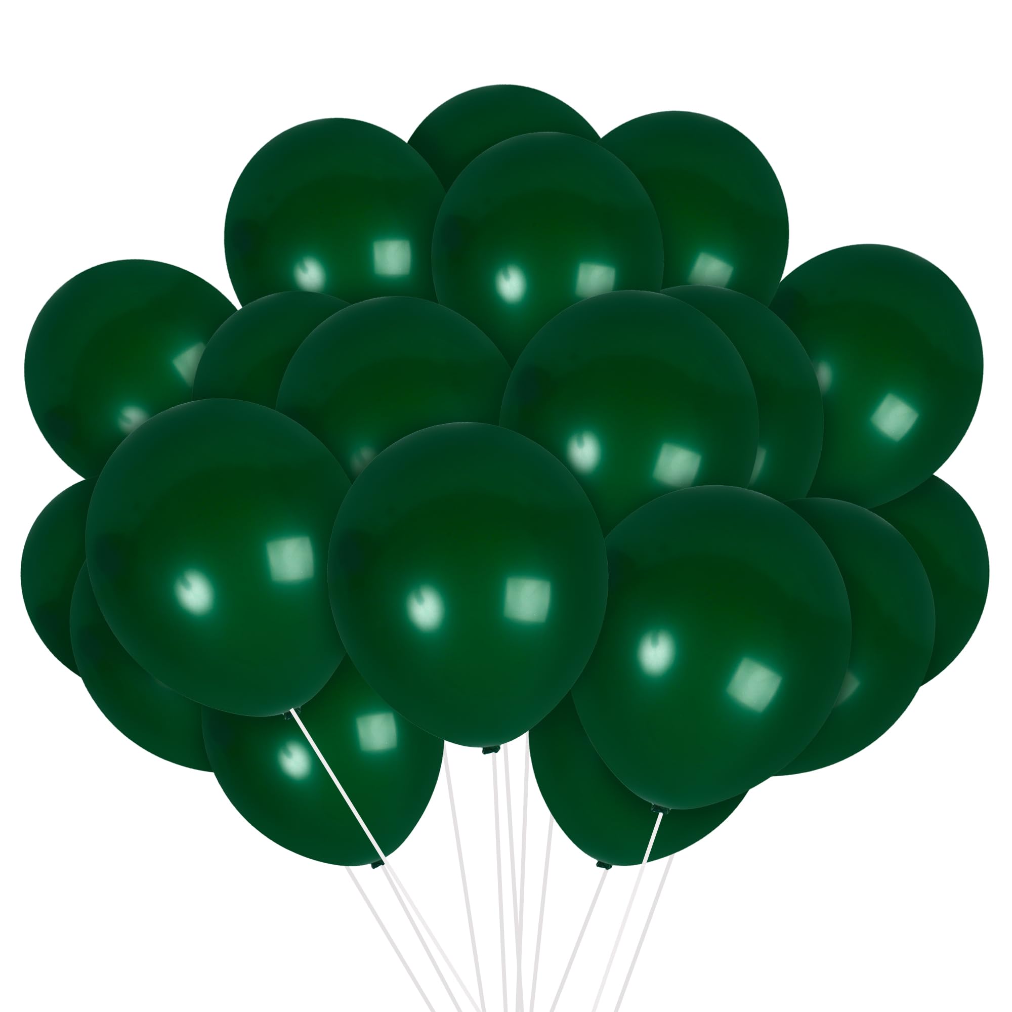 Amazon.com: Treasures Gifted Glossy Pine Green Balloons 12 inch 12 Pack ...