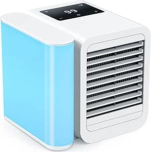 Amazon.com: Portable Air Conditioner Cooling Fan: Evaporative Mini Air ...