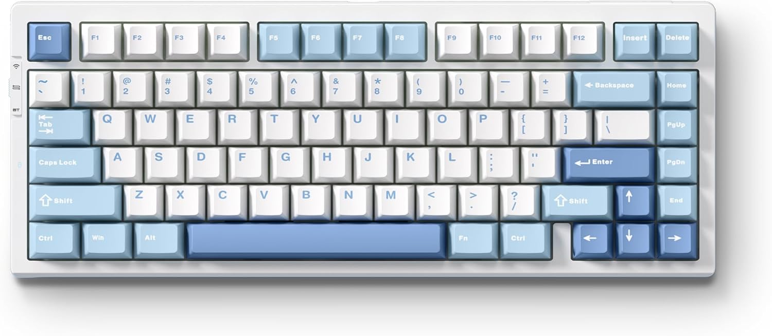 MCHOSE G75 Pro Wireless Mechanical Keyboard, 75% Layout, Gasket Mounted ...